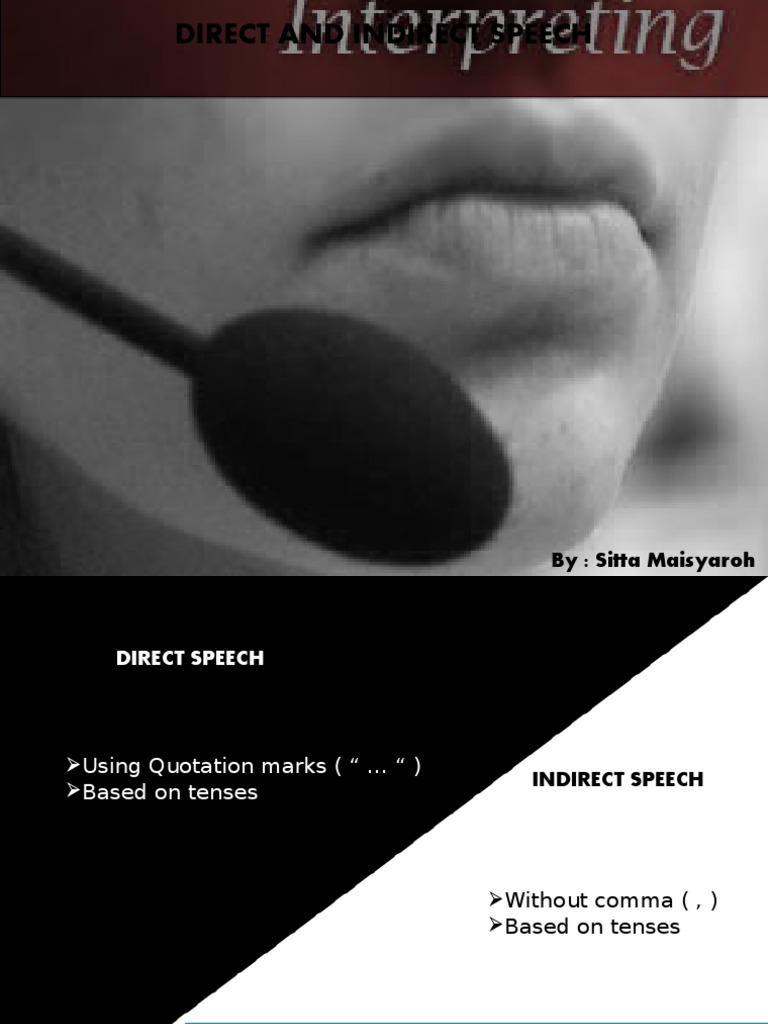 Materi Direct Dan Indirect Speech | PDF | Language Mechanics | Semantic ... Materi Direct Dan Indirect Speech | PDF | Language Mechanics | Semantic ...