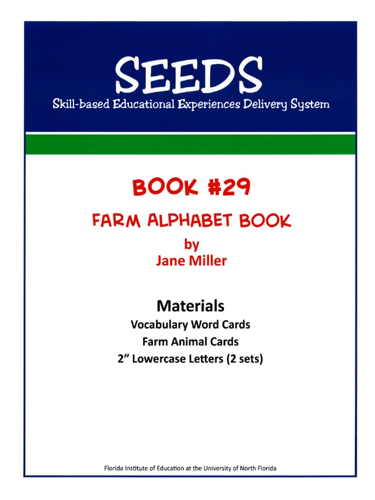Book 29 Farm Alphabet Book PDF | PDF