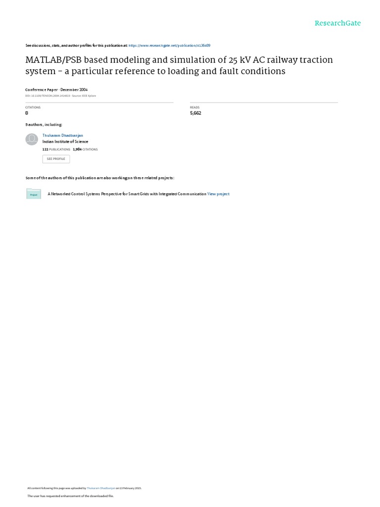 Matlab PDF | PDF | Electrical Substation | Electric Power Transmission