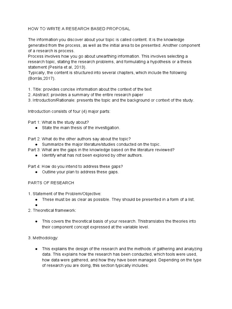 How To Write A Research Based Journal | PDF | Conceptual Framework | Theory