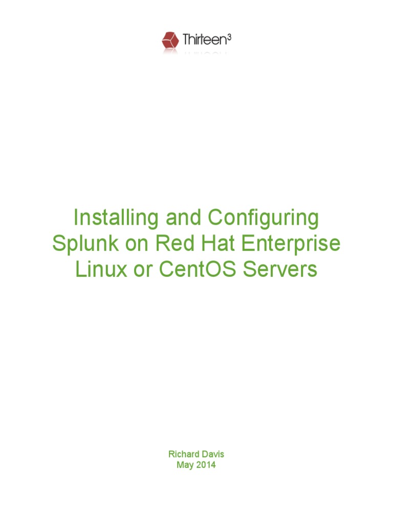 Splunk Manual | PDF | Port (Computer Networking) | World Wide Web