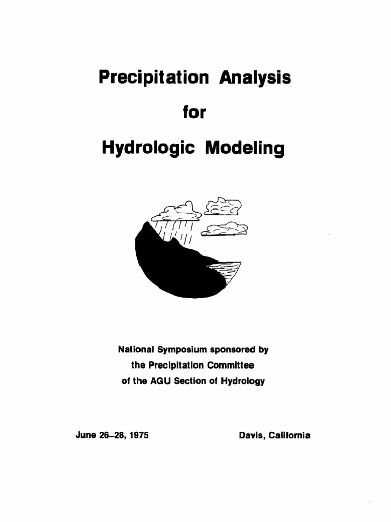 Precipitation Analysis For Hydrologic Modeling | PDF | Remote Sensing ...