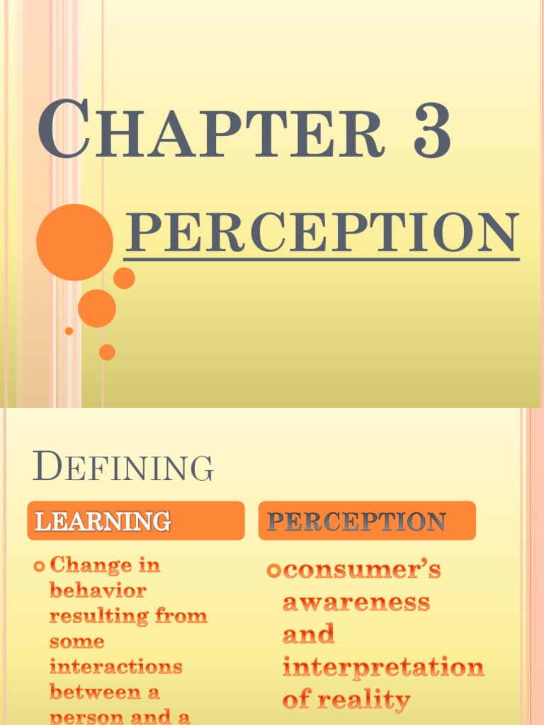 Hapter: Perception | Download Free PDF | Perception | Attention