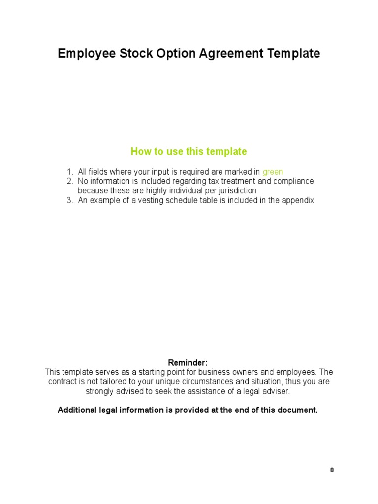 Vesting Agreement | PDF | Vesting | Stocks