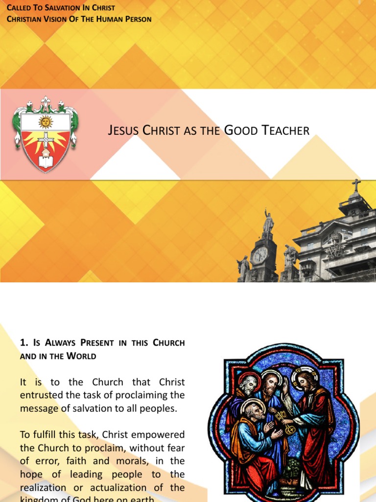 Jesus As The Good Teacher | PDF | God The Father | Jesus