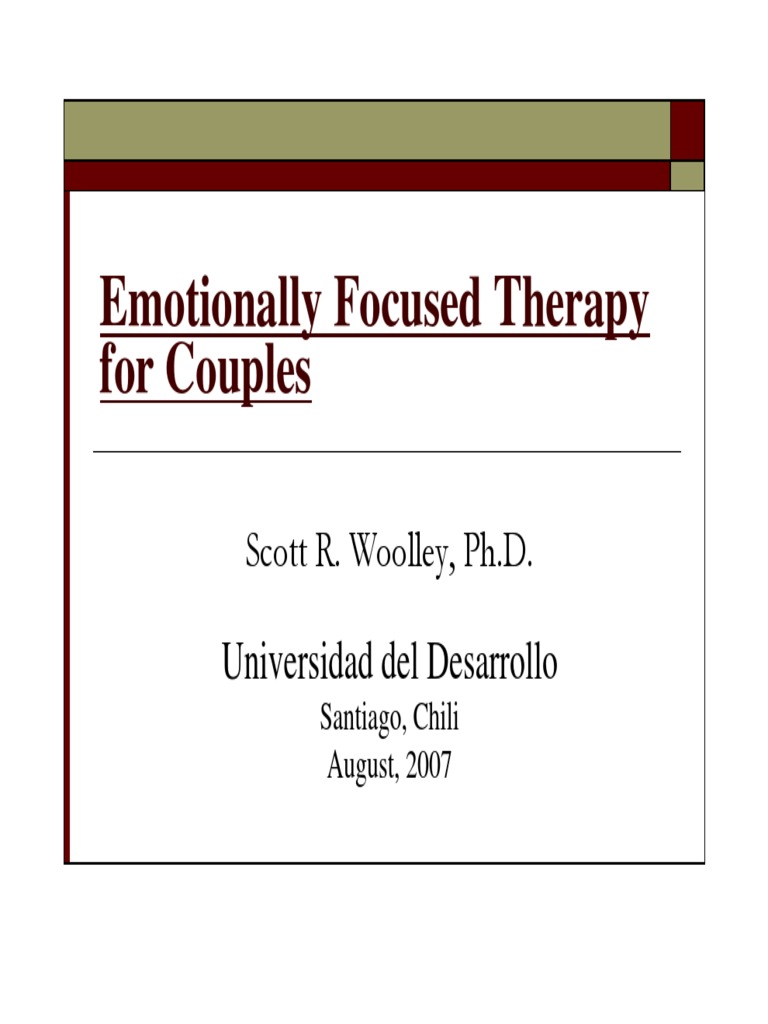 EFT Presentation Short | PDF | Attachment Theory | Family Therapy