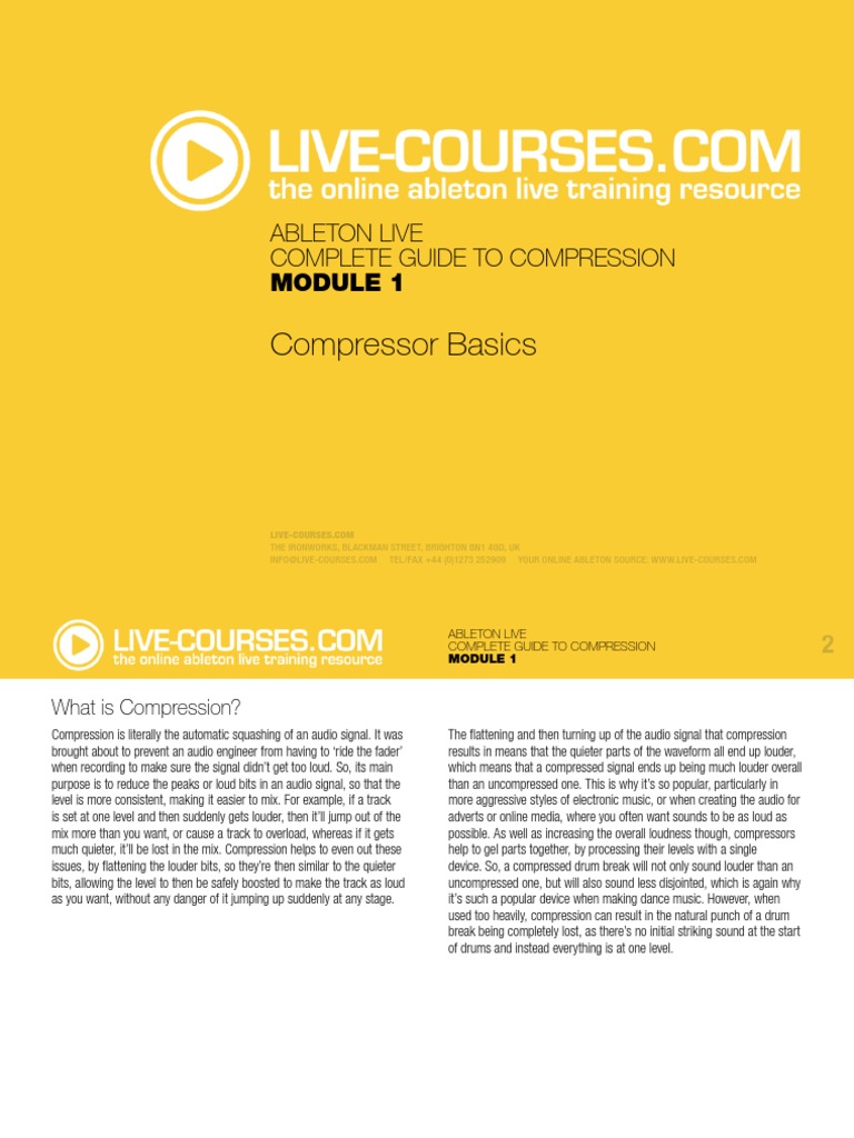 Mastering Compression: Understanding the Key Concepts and Controls of ...