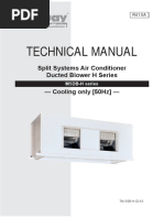 York Split Duct Air Conditioner Specs | PDF