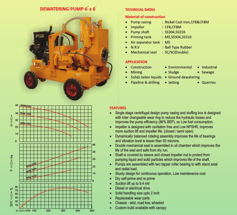 Extracted Pages From Dewatering (New Catalog) | PDF | Pump | Mechanical ...