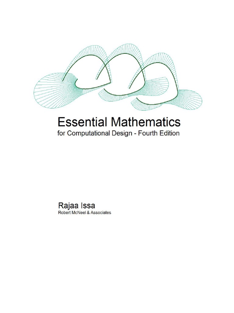 Essential Mathematics For Computational Design 4th Edition - Table of ...