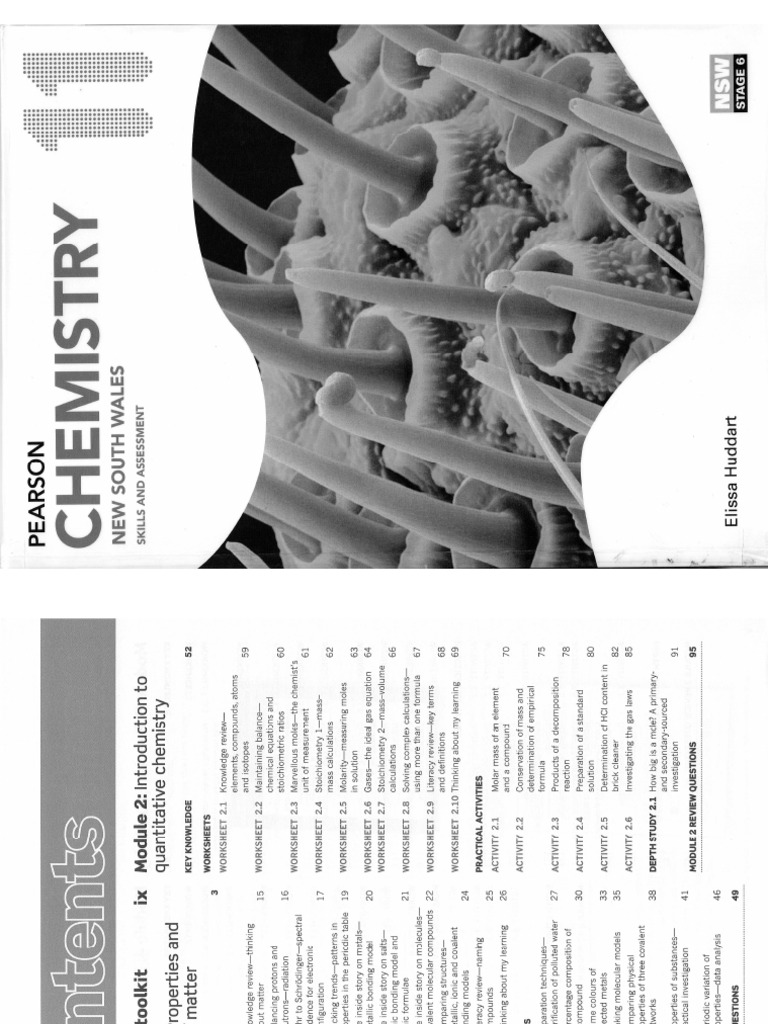 Pearson Chemistry NSW Skills and Assessment 11 | PDF
