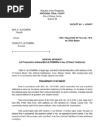 Complaint Affidavit-Unjust Vexation | PDF | Affidavit | Government ...