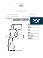 Uniform Measurement Form | PDF | Blouse | Sweater