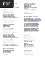 Pandangguhan - Folk Song | PDF