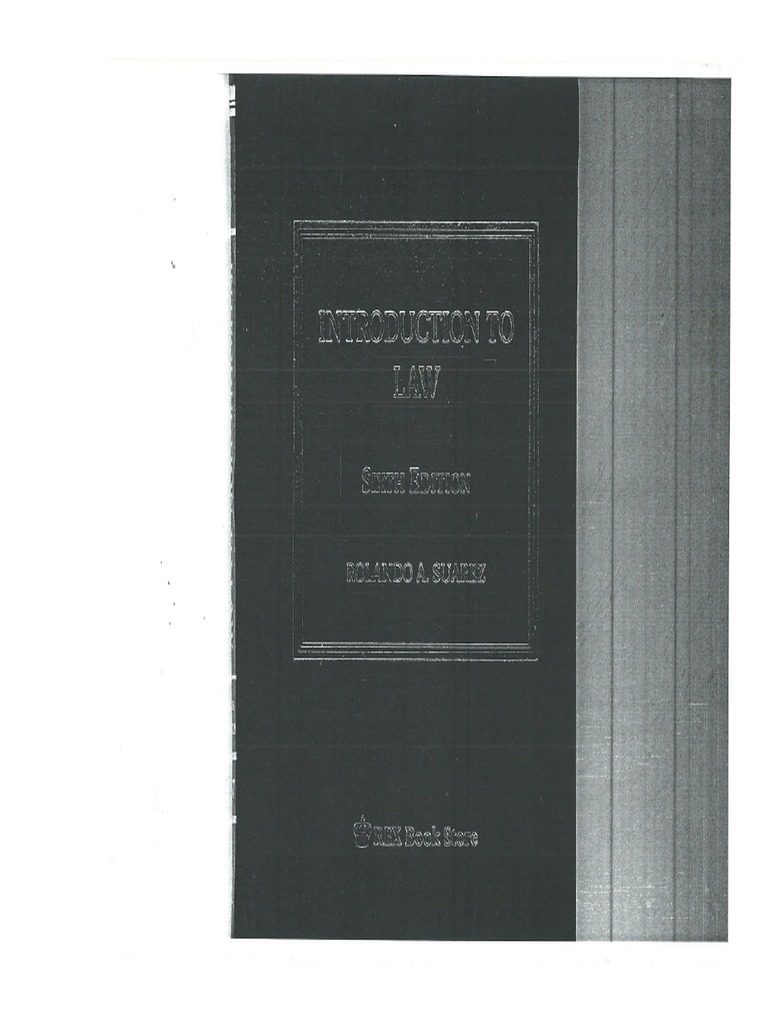 Introduction To Law by Suarez | PDF