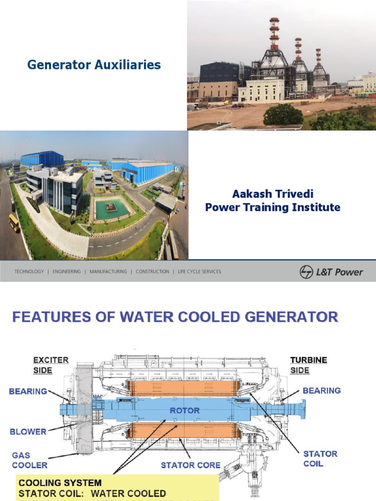 Generator Auxiliary Systems Overview | PDF | Coolant | Heat Exchanger