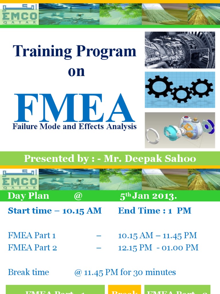 FMEA Training | PDF | Engineering