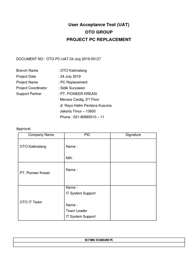 Uat PDF | PDF | Microsoft Windows | Computer Architecture