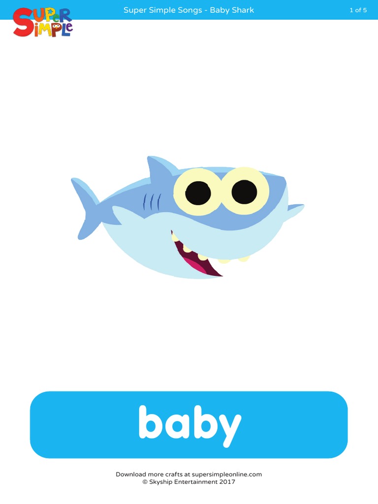 Baby Shark Flashcards PDF | PDF