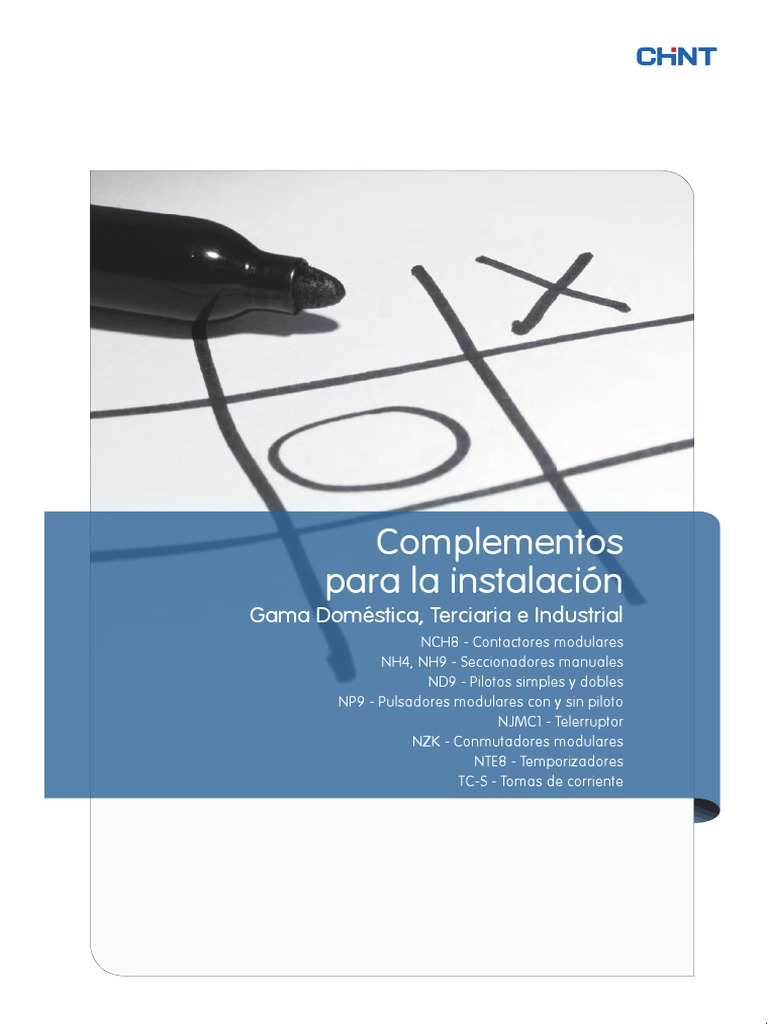 Complementos eléctricos para instalaciones | PDF | Dispositivos ópticos ...