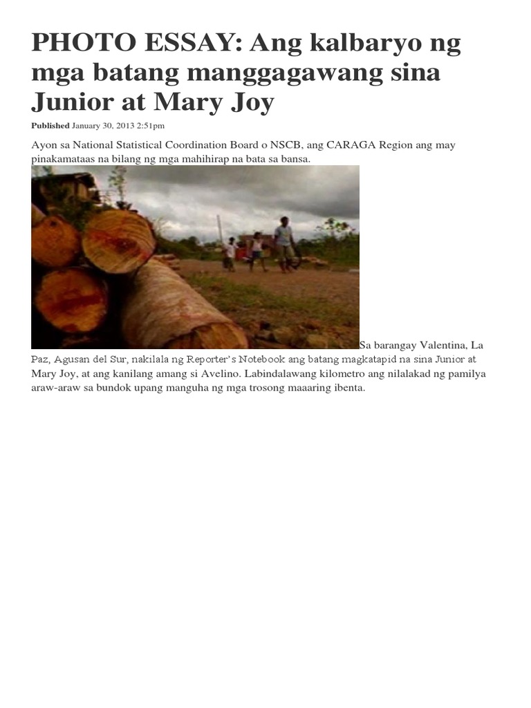 Photo Essay | PDF