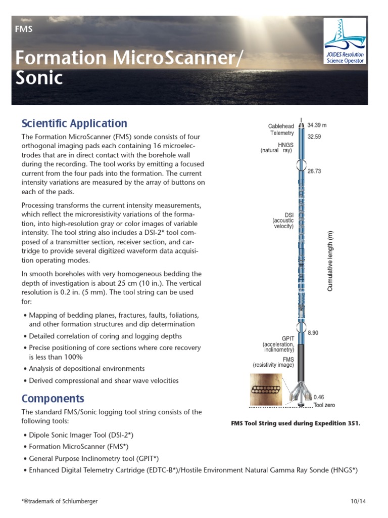 Formation Microscanner/ Sonic: Scientific Application | PDF | Physical ...