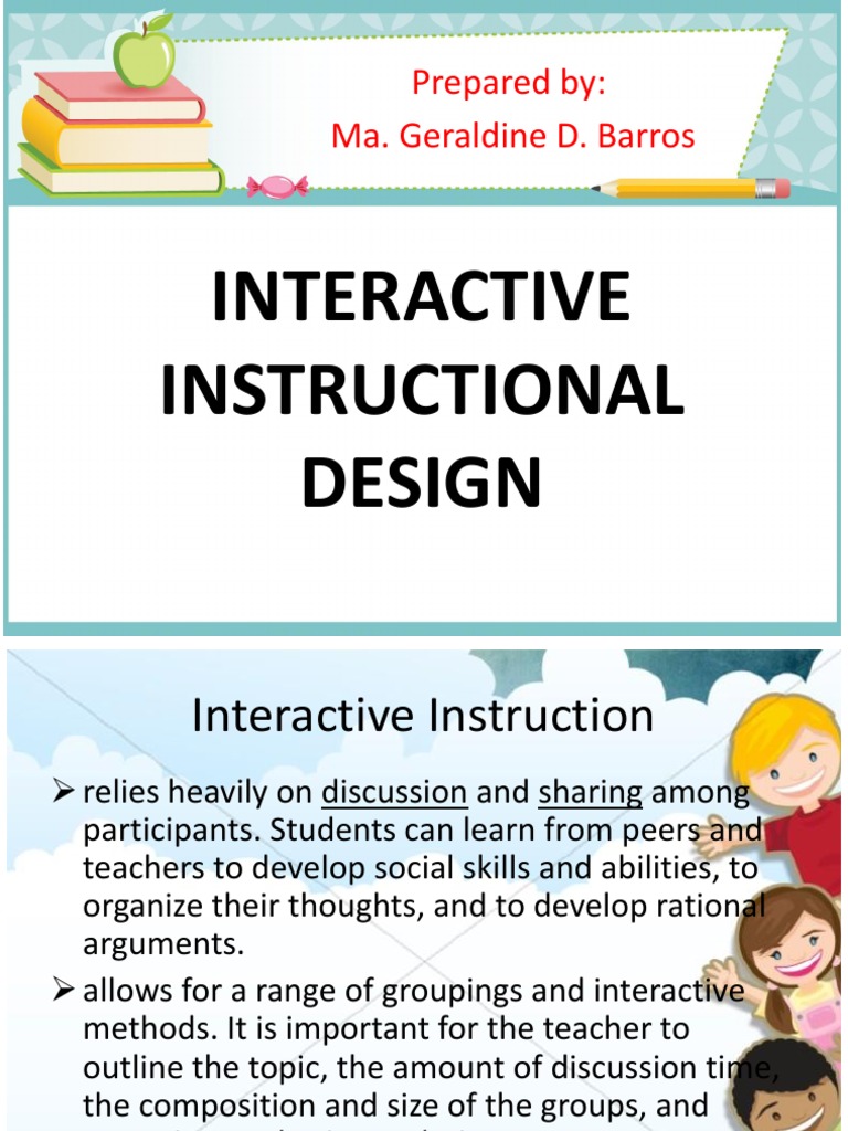 Interactive Instructional Design Guide | PDF | Education Theory ...