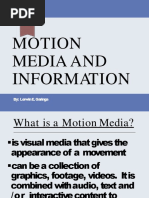 Understanding Motion Media Types | PDF | Animation | Mass Media