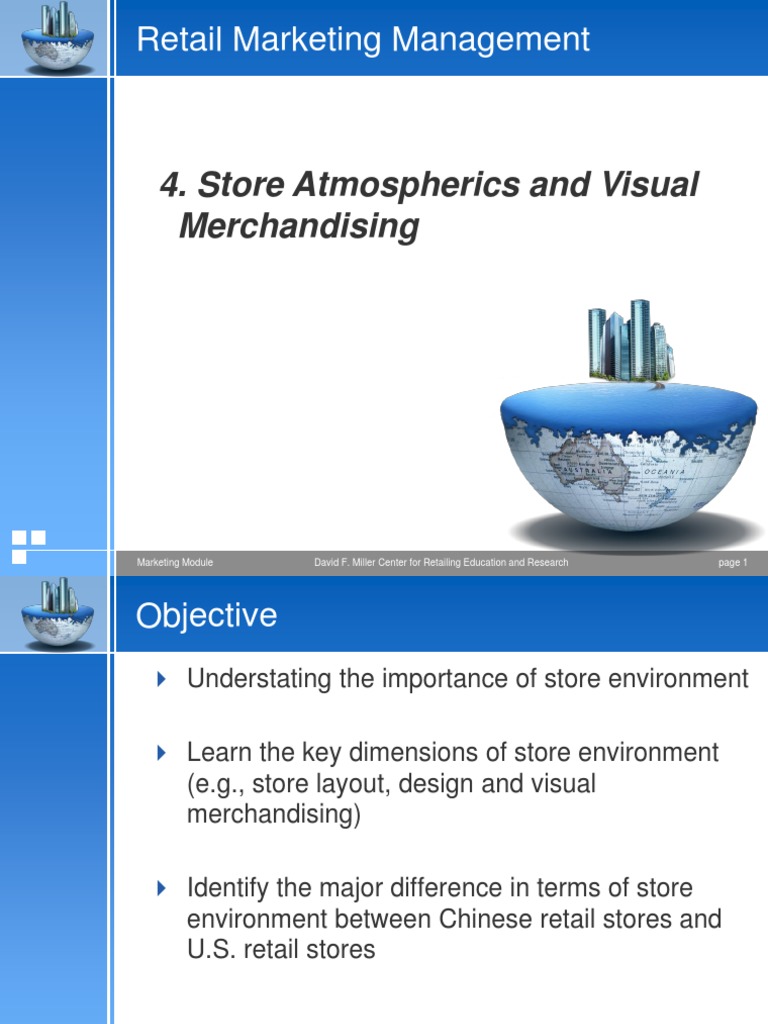 4.4store Atmospherics and Visual Merchandising | PDF | Supermarket | Retail