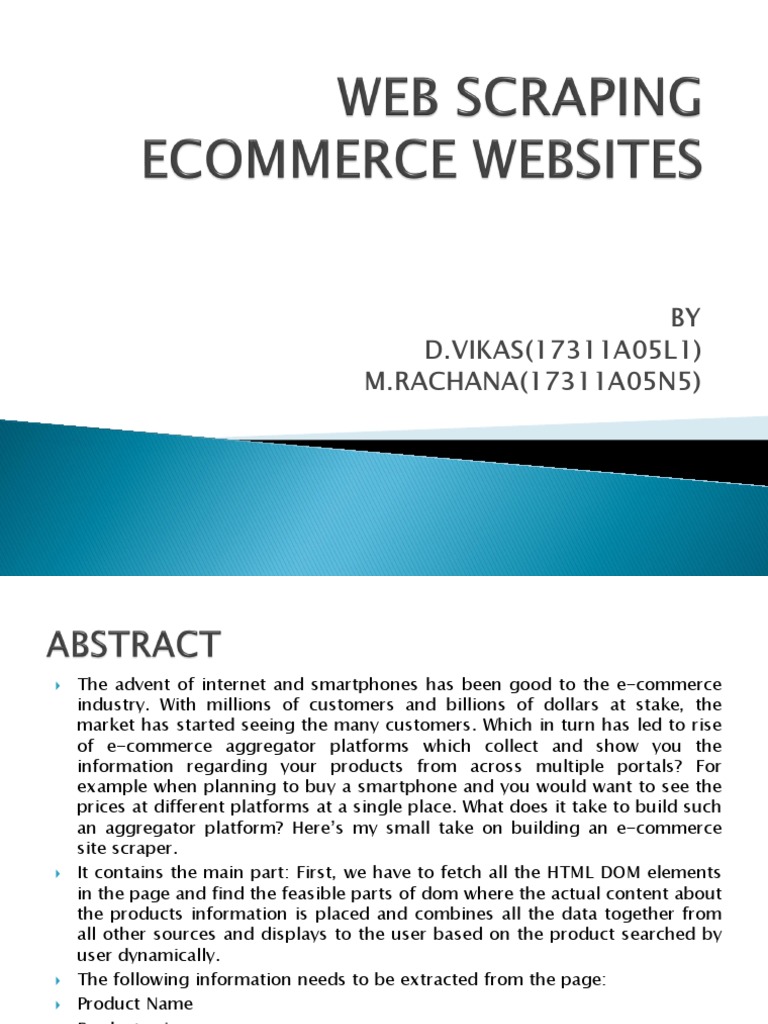 Web Scraping - PPT-1 | PDF | Software Engineering | Information Science