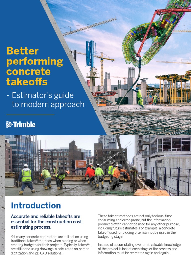 Concrete Takeoff. | PDF | Building Information Modeling | 3 D Modeling