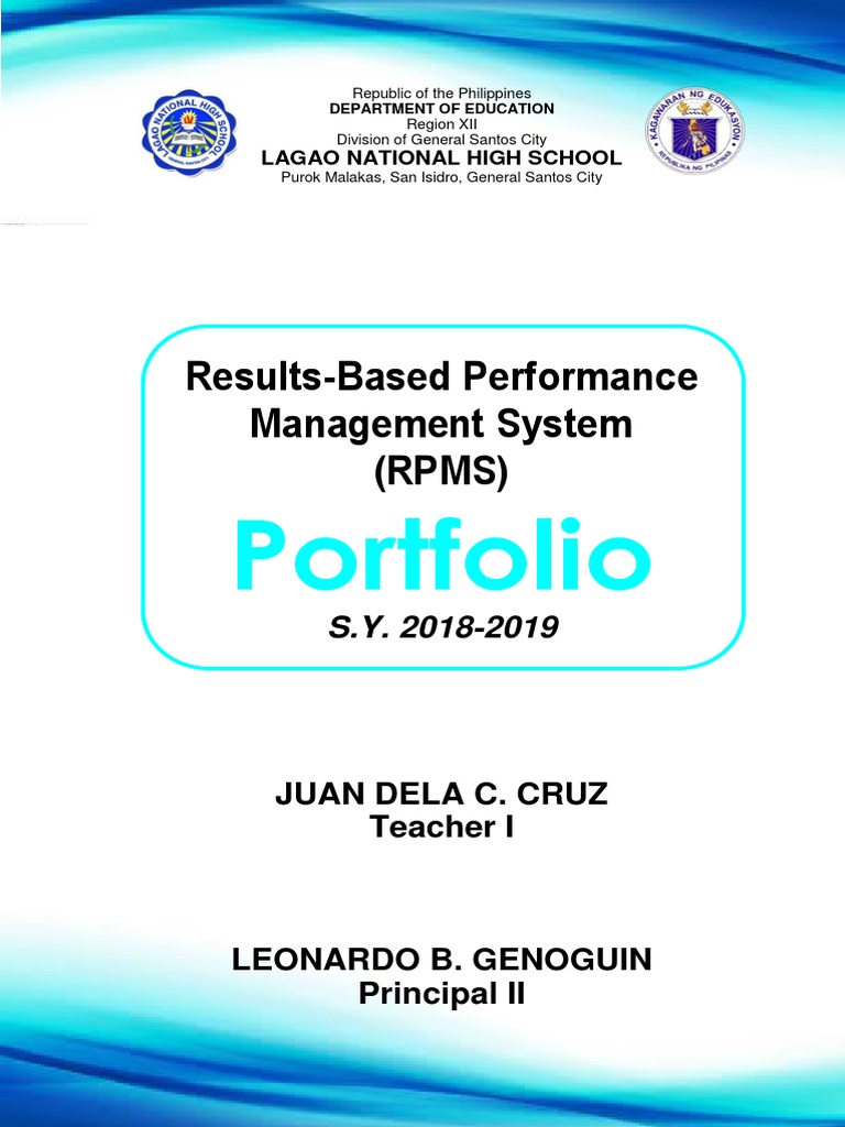 Results-Based Performance Management System (RPMS) : Portfolio | PDF