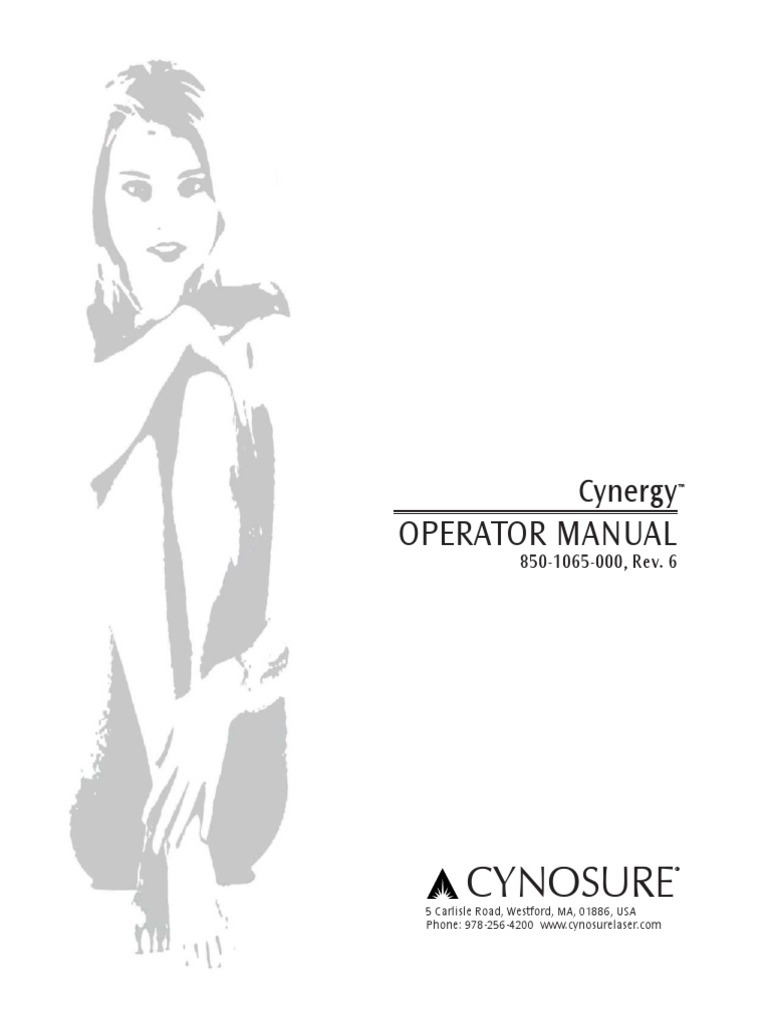 Cynergy Cynosure Dermatology Laser - User Manual | PDF | Optical Fiber | Laser