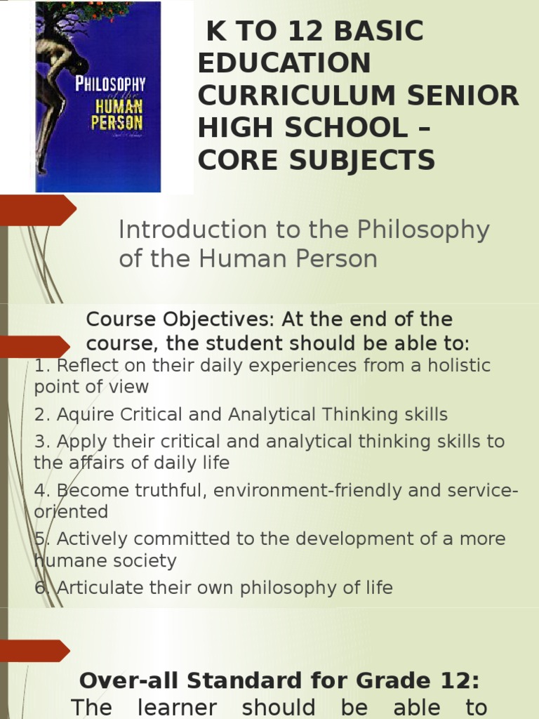 SH Walkthrough iNTRODUCTION TO PHILOSOPHY CORE | PDF | Learning ...