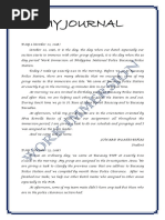 My 10-Day Work Immerssion Sample Journal | PDF