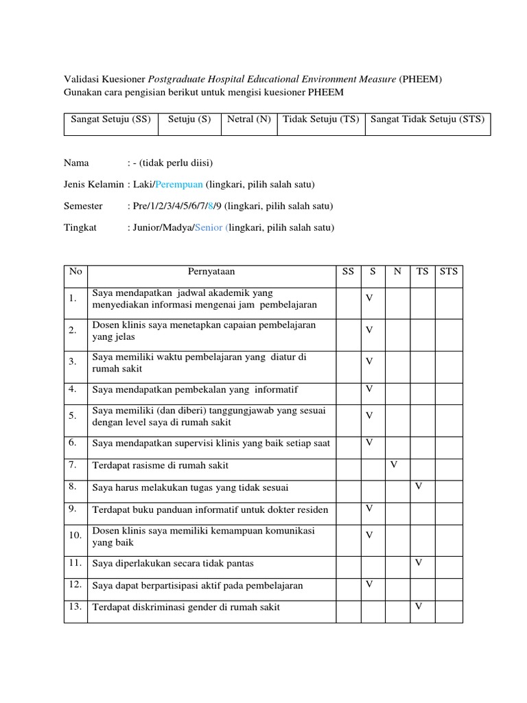 Validasi PHEEM | PDF | Kesehatan Holistik
