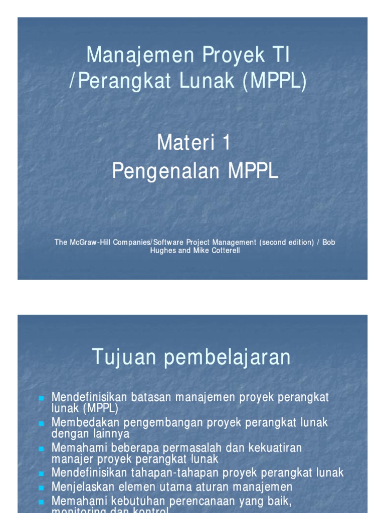 Materi 1 Pengenalan MPPL PDF | PDF