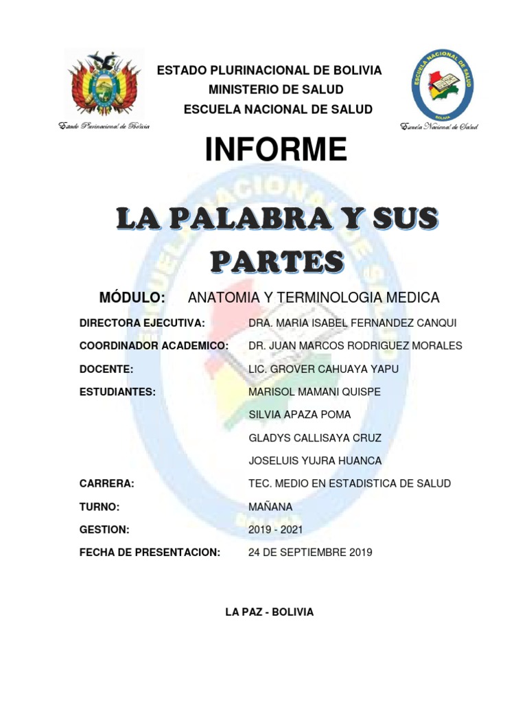 La Palabra y Sus Partess | PDF | Palabra | Unidades Semánticas