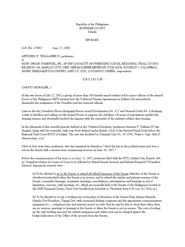 Maestrecampo, Et Al." | PDF | Bail | Remand (Detention)