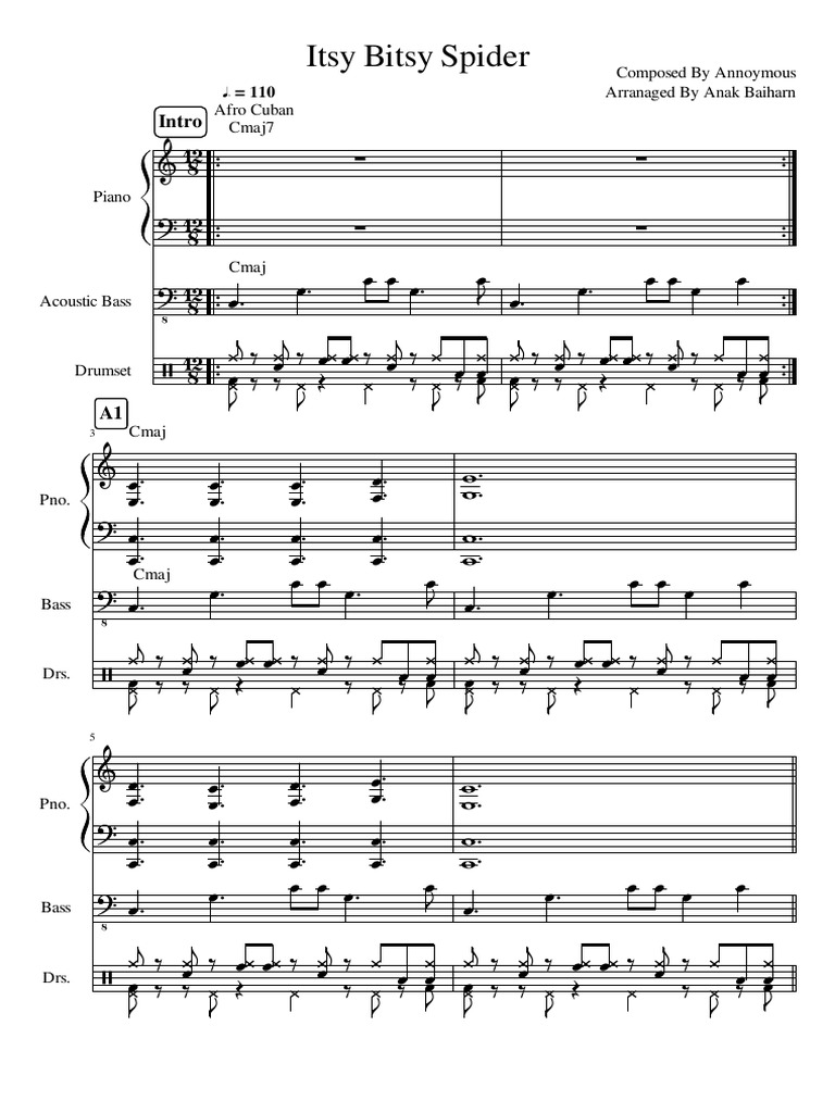 Itsy Bitsy Spider PDF | PDF