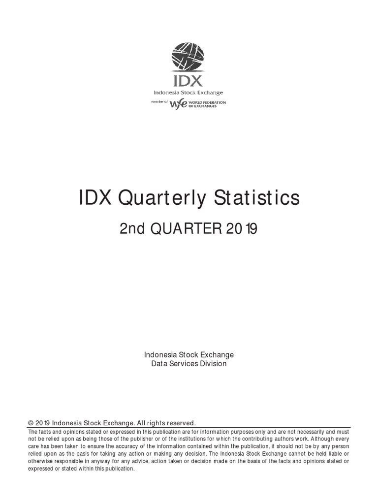 Idx 2nd-Quarter 2019 PDF | PDF | Economies | Securities (Finance)