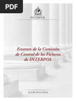 Estatuto de INTERPOL: Estructura y Funciones | PDF | Policía | Gobierno
