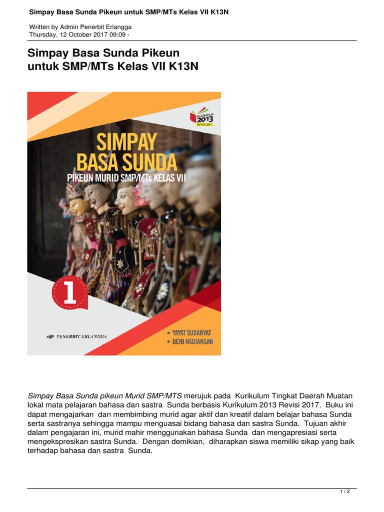 Simpay Basa Sunda | PDF