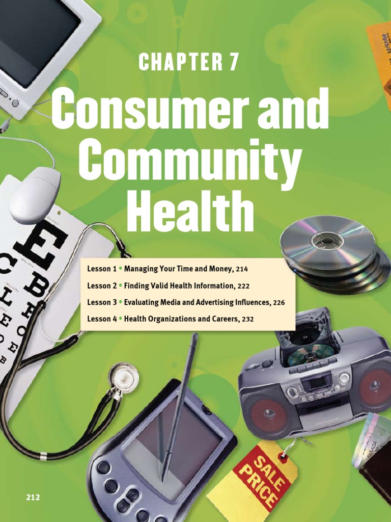 Ch. 7 - Consumer and Community Health | PDF | Advertising | Internet