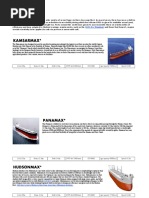 Oil Tanker Size Categories and Classes | PDF
