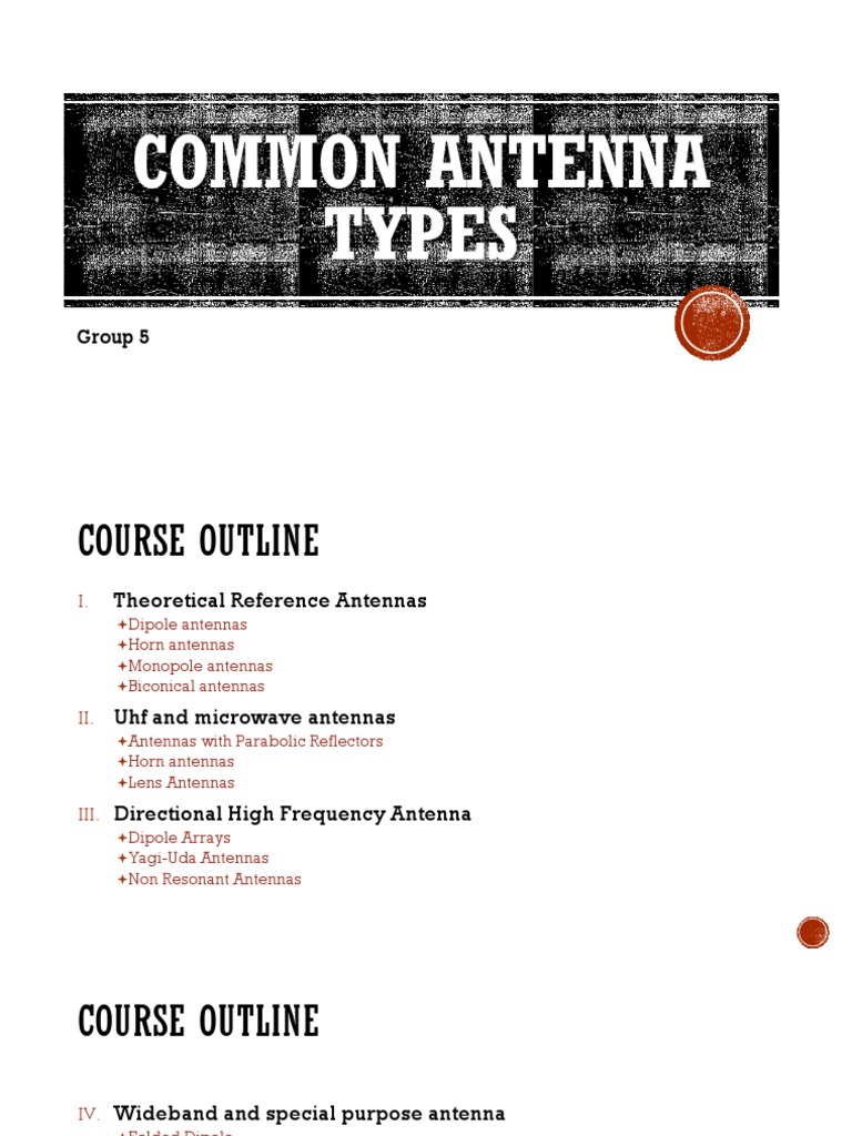 Common Antenna Types | PDF | Antenna (Radio) | Broadcast Engineering