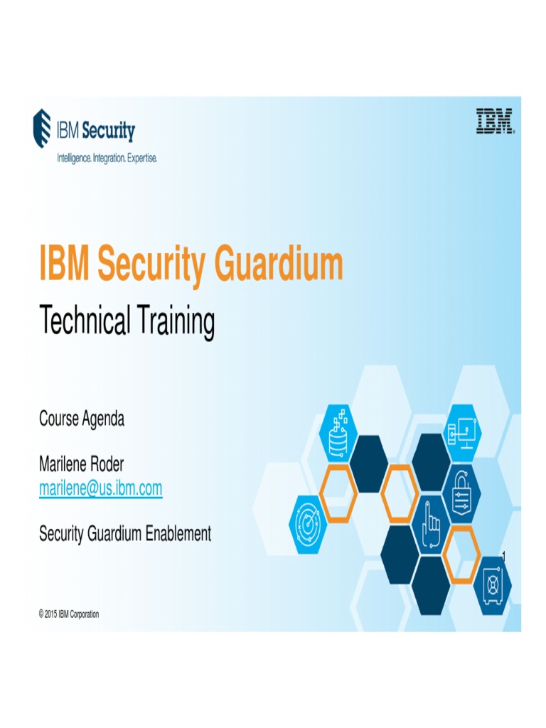 IBM Security Guardium: Technical Training | PDF | Trademark | Databases