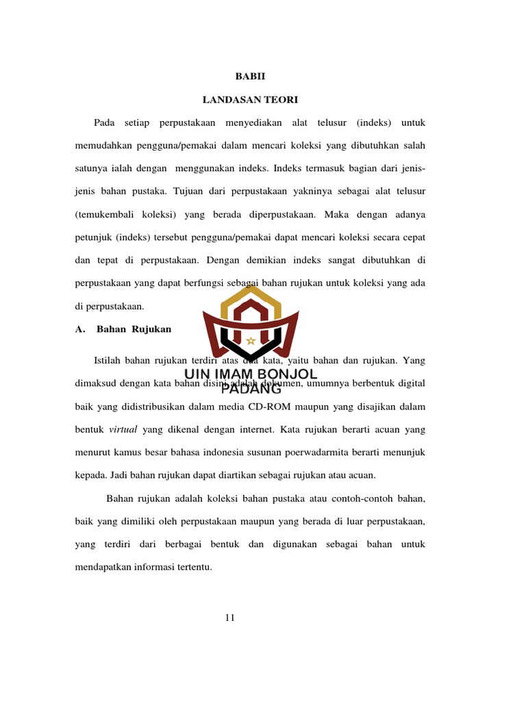 Pengertian dan Fungsi Indeks Perpustakaan | PDF