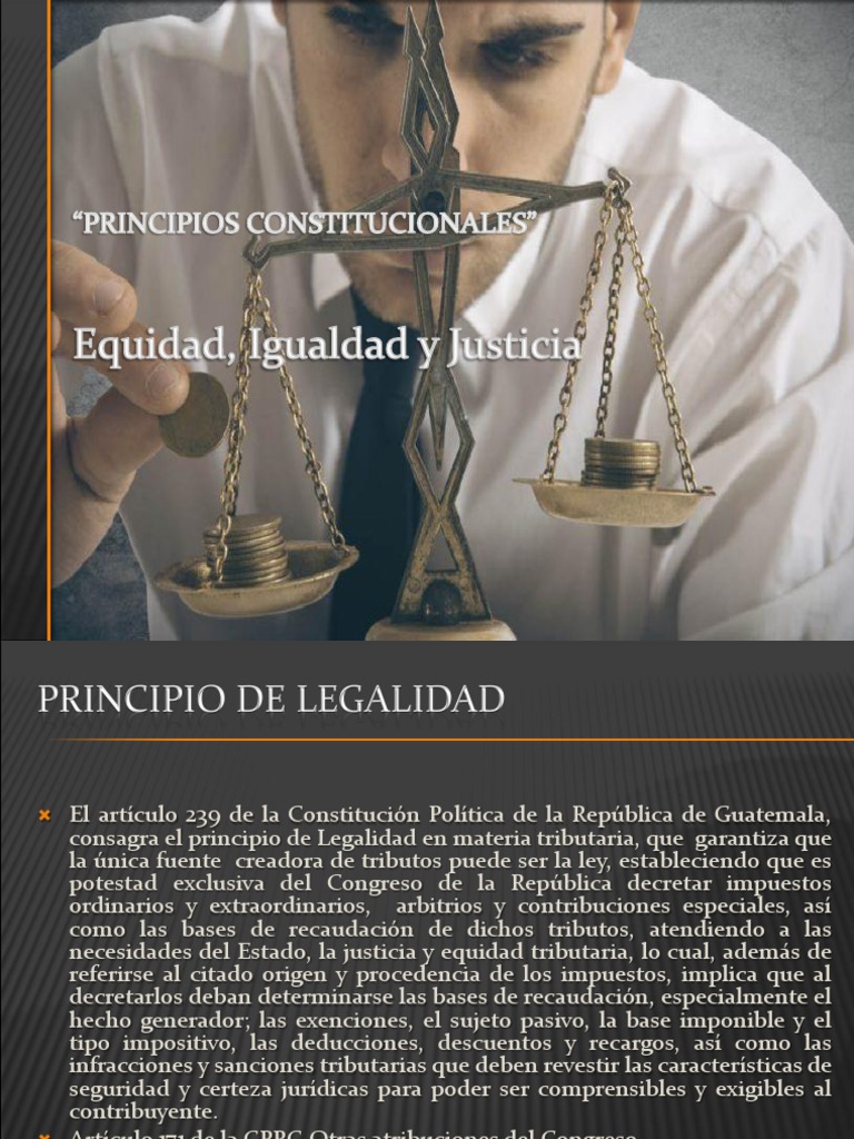 Equidad, Igualdad y Justicia | PDF | Impuestos | Justicia