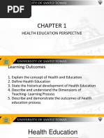 Health Education - Lecture Notes PDF | PDF | Behavior | Behavioural ...